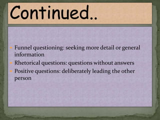 Technique of questioning.pptx | Educational Assessment | Education
