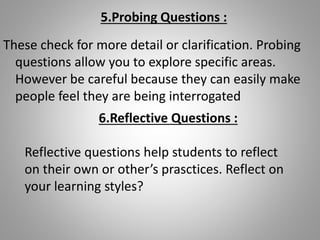 Questioning PPT - JSS ioe skp | PPT