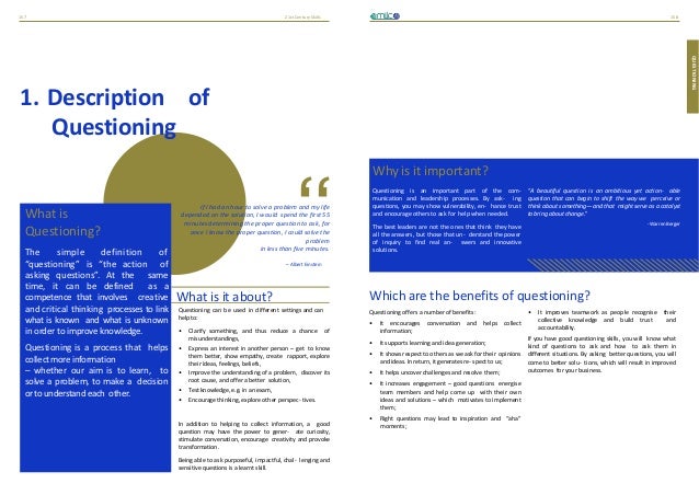 Questioning skill Module 5 | PPT