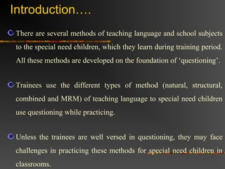 Questioning skills | PPT