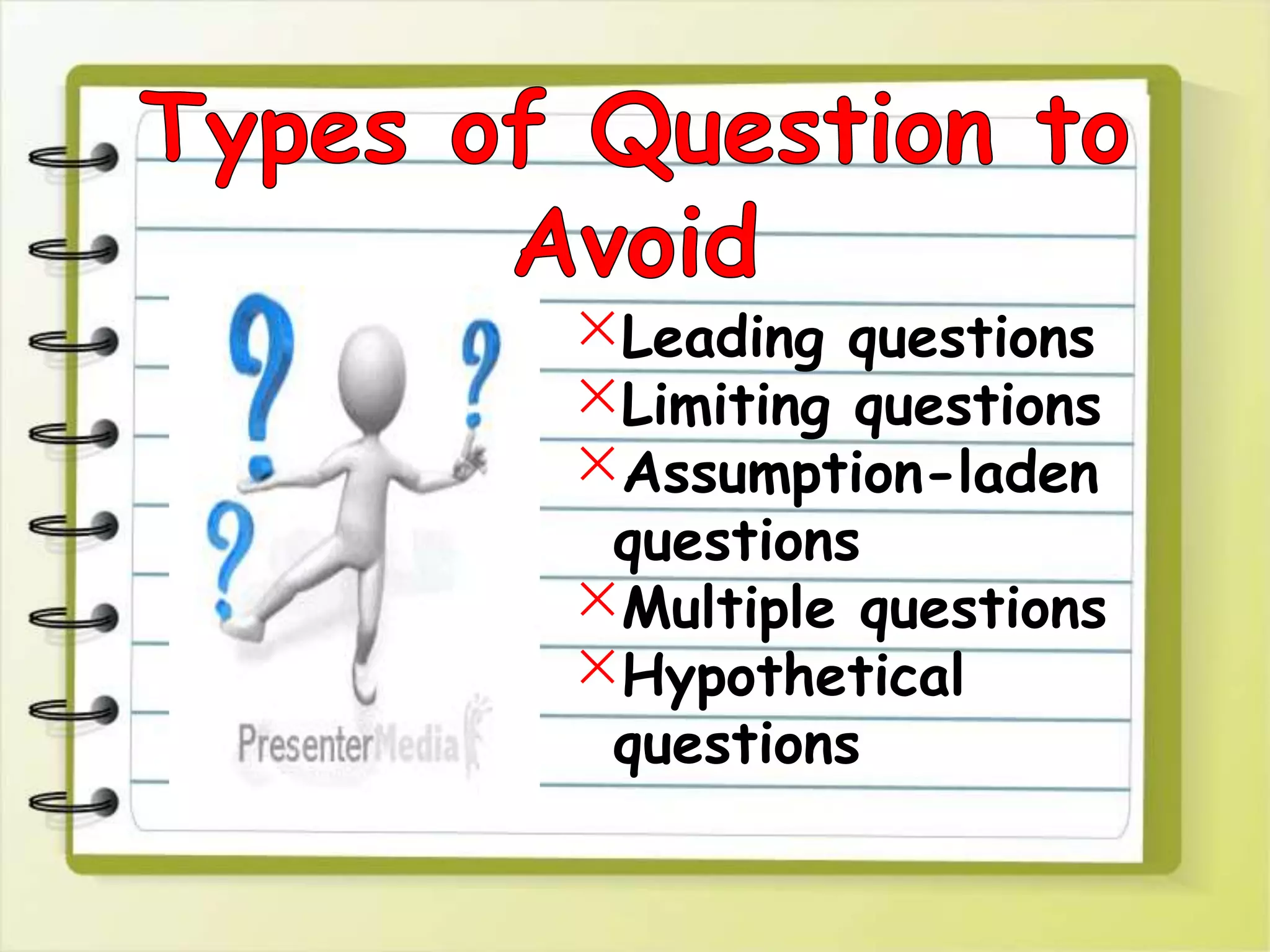 Questioning skills | PPTX
