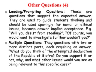Questioning Skills in Microteaching | PPTX