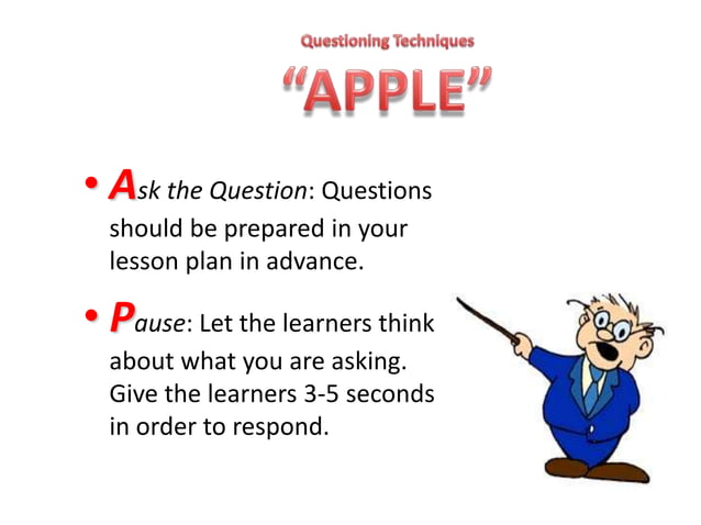 Questioning Skills in Microteaching | PPTX