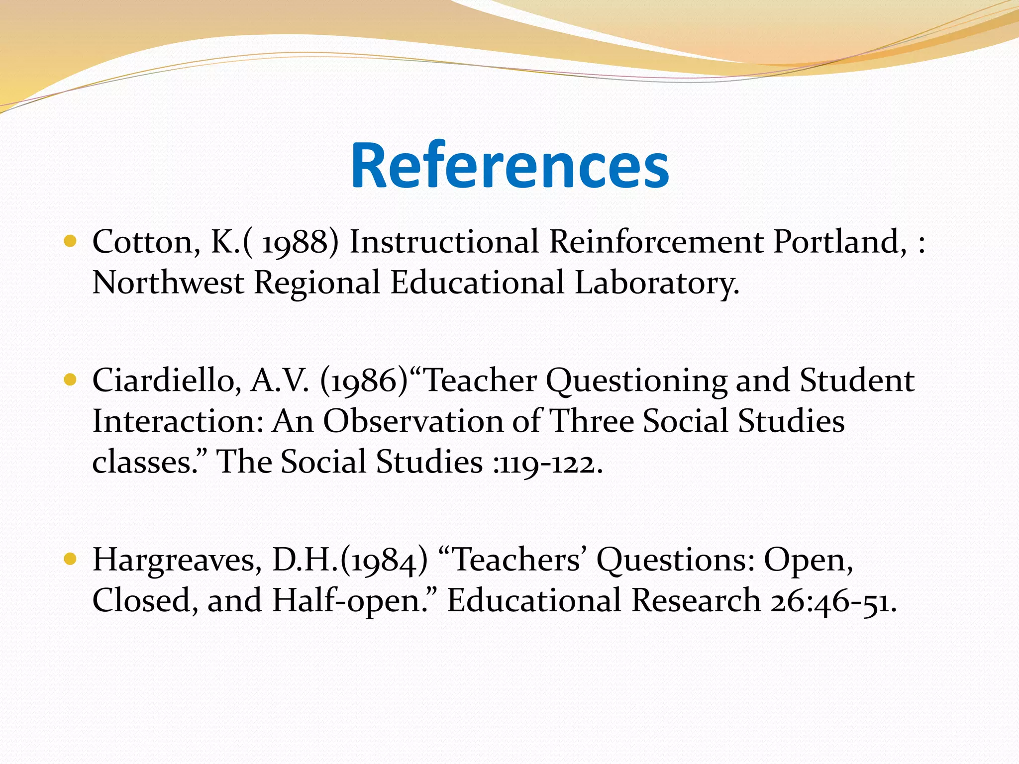 Questioning teaching method | PPTX