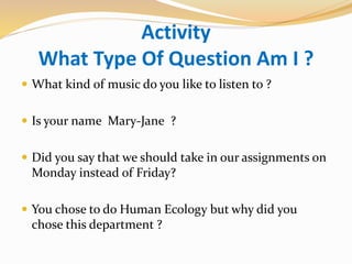 Questioning teaching method | PPTX