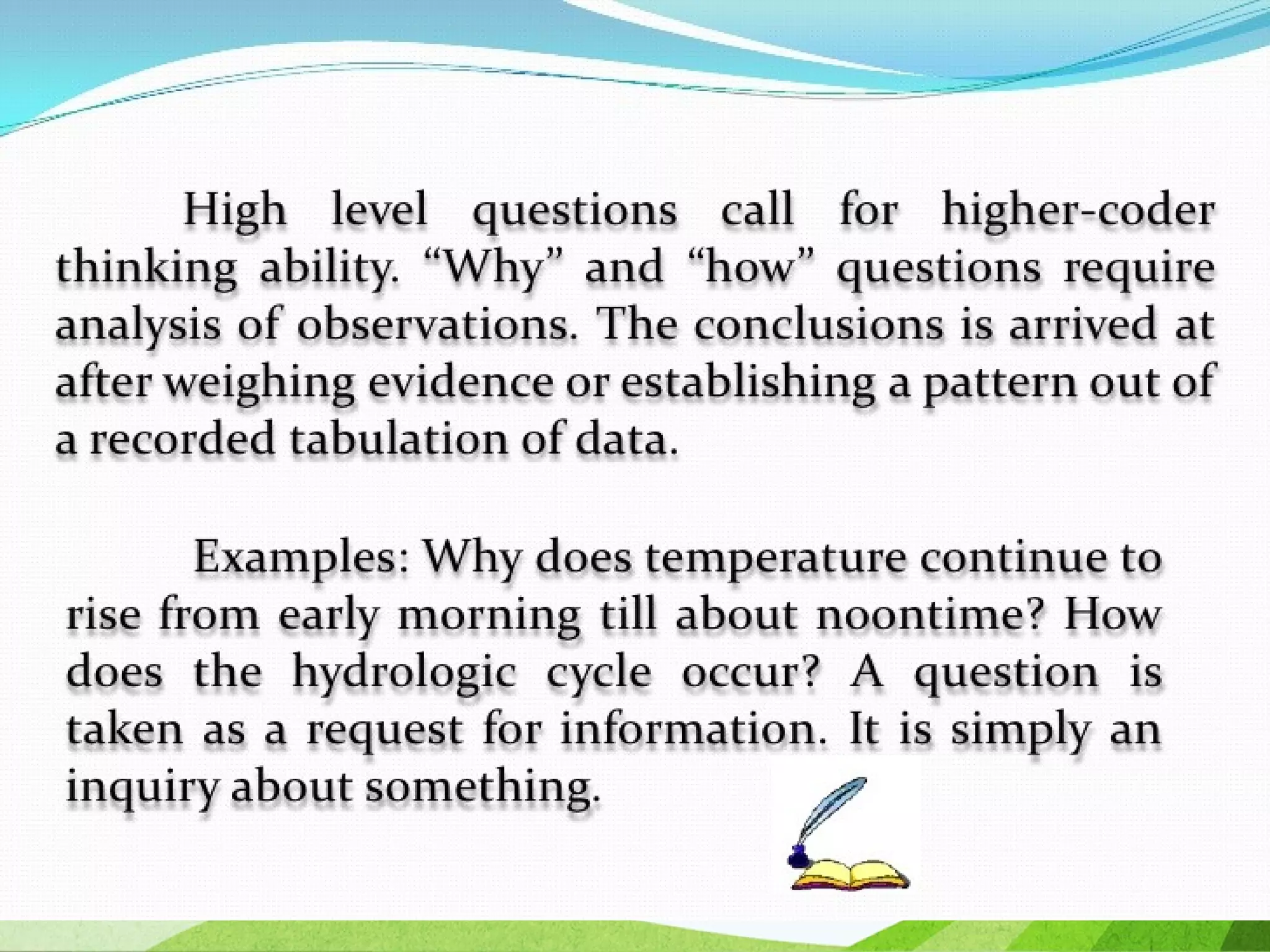 Questioning techniques | PPT