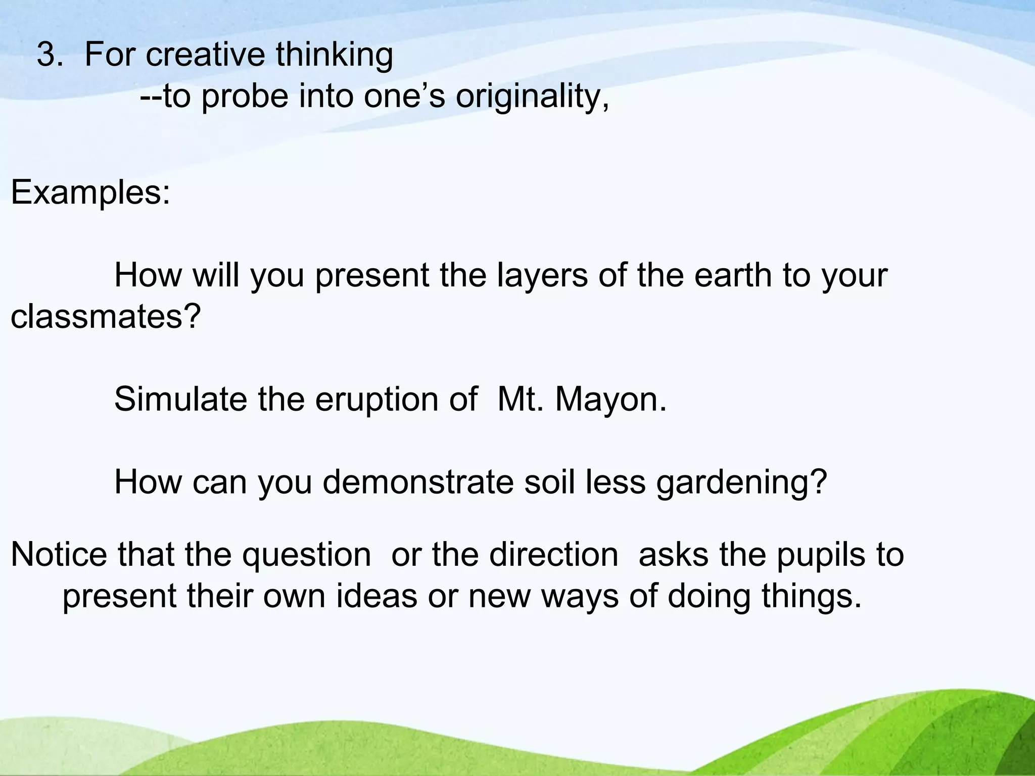 Questioning techniques | PPT