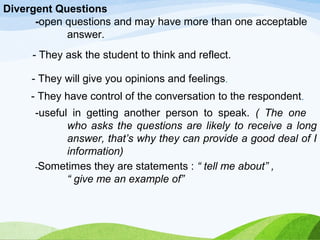 Questioning techniques | PPT