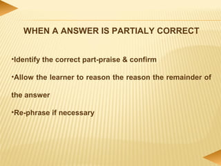 Questioning Techniques (Training of Trainers) | PPT