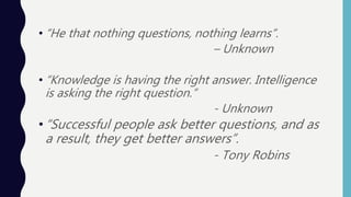 Questioning techniques | PPT