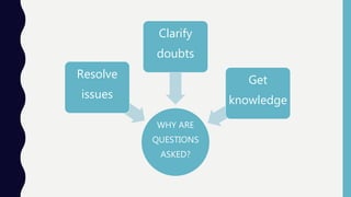 Questioning techniques | PPTX
