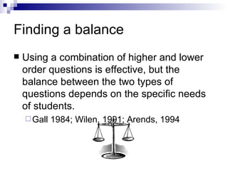 Questioning Techniques Overview | PPT | Educational Assessment | Education