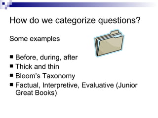Questioning Techniques Overview | PPT | Educational Assessment | Education