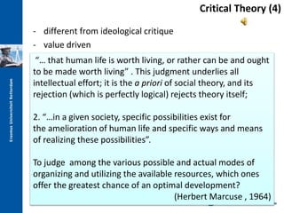 "Questioning technology": an introduction to Critical Theory of ...