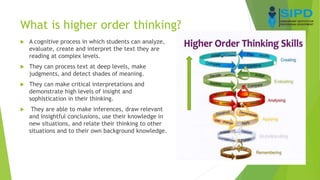 Questioning techniques: The heart of Higher Order Thinking | PPTX