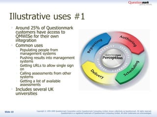 Questionmark Web Services | PPT