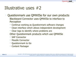 Questionmark Web Services | PPT