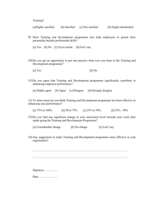 Questionnaire | PDF