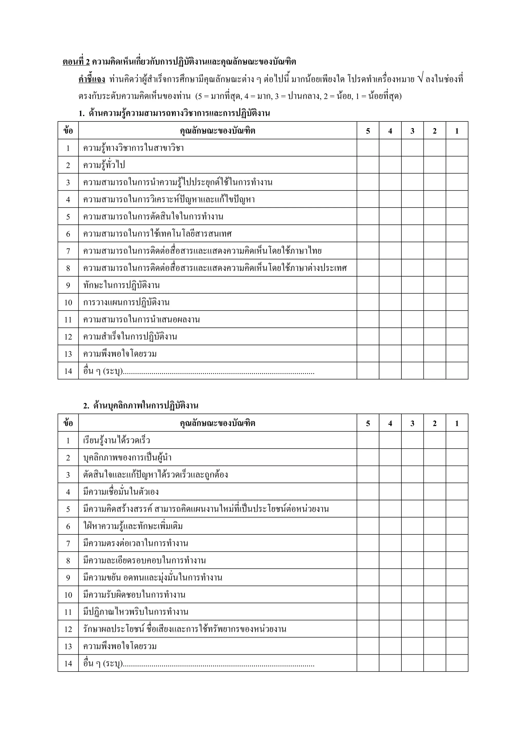 Questionnaire | PDF