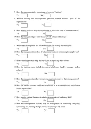 Questionnaire | DOCX