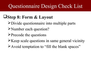 Questionnaire | PPT