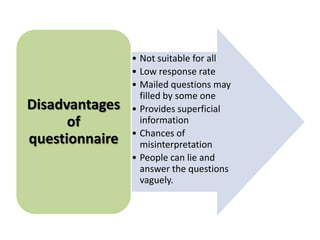 Questionnaire | PPTX
