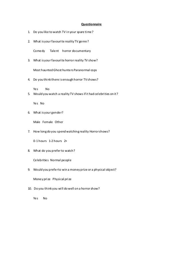 Questionnaire