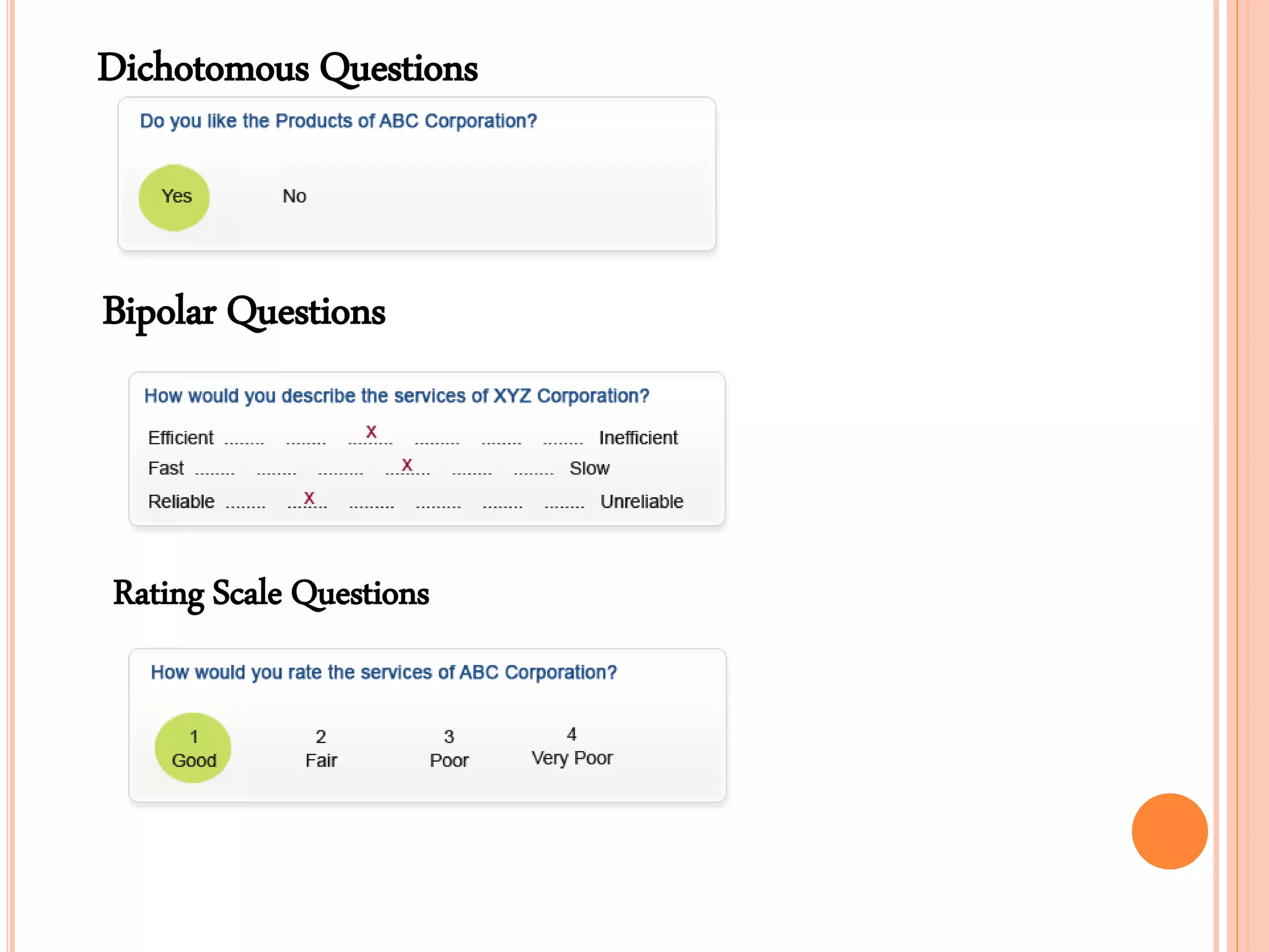 questionnaire preparation | PPTX