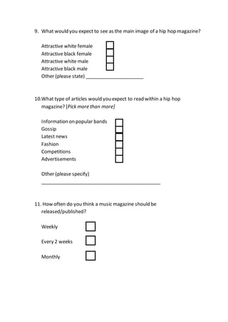 Questionnaire | DOCX