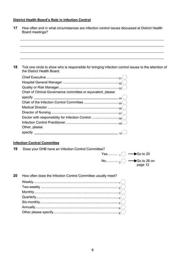 Questionnaire on healthcare | PDF | Infectious Diseases | Diseases and ...
