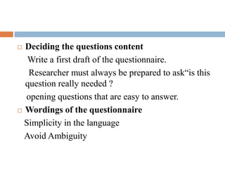 Questionnaire | PPT