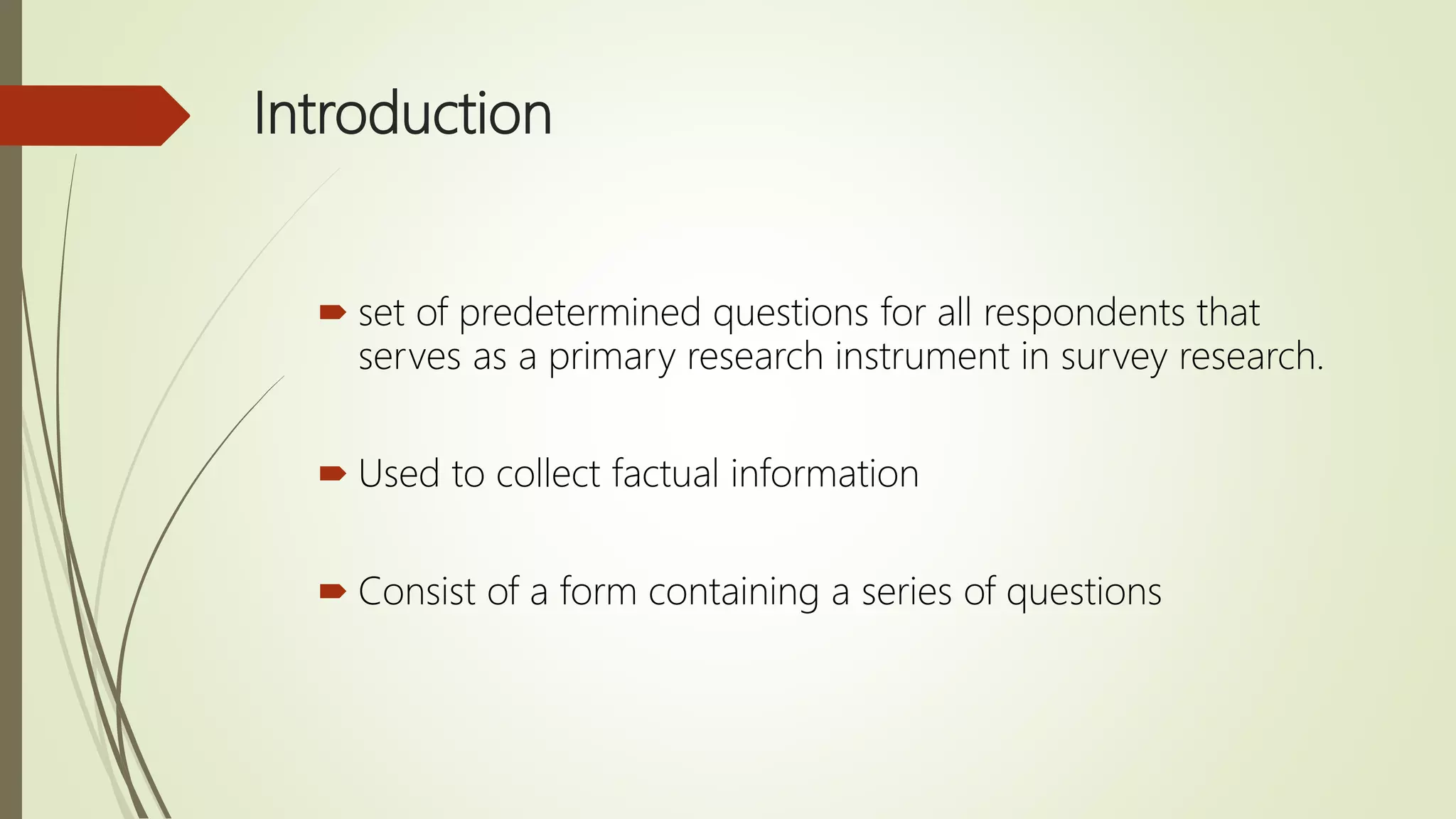 Questionnaire | PPT