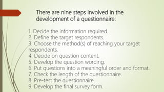 Questionnaire | PPT