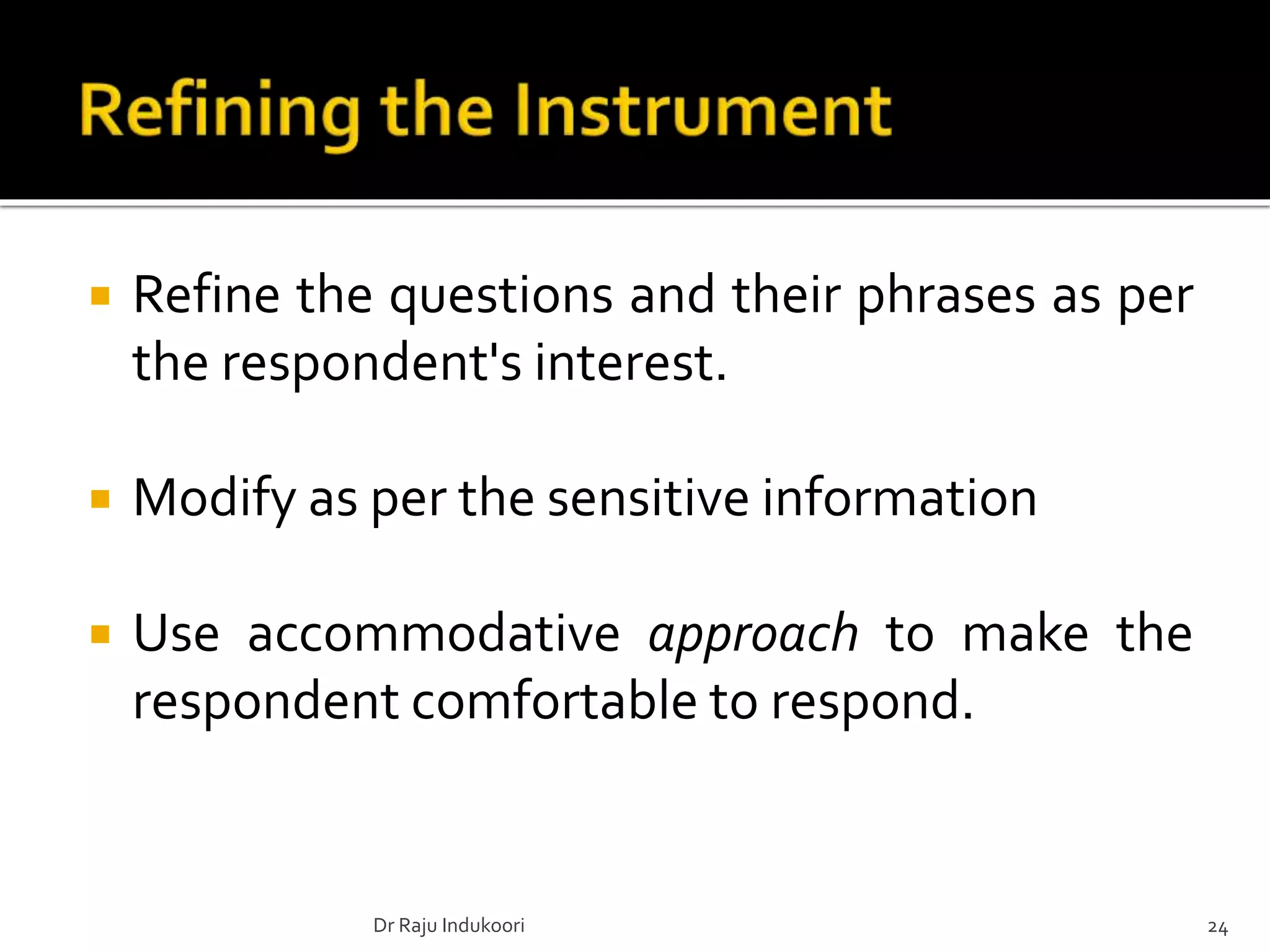 Questionnaire | PPTX