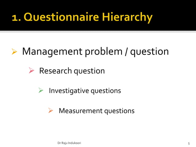 Questionnaire | PPT
