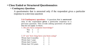 Questionnaire | PPTX