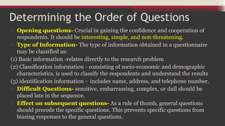 Questionnaire Design - Meaning, Types, Layout and Process of Designing ...