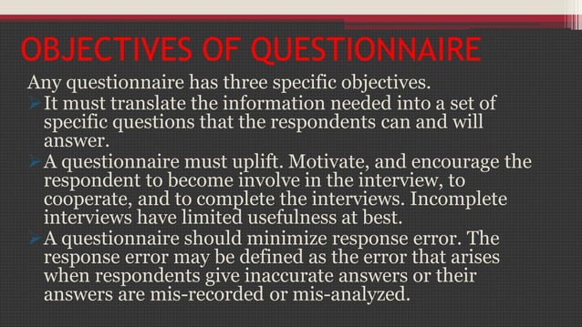 Questionnaire Design - Meaning, Types, Layout and Process of Designing ...