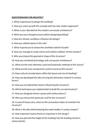 Questionnaire | DOCX