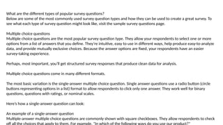 Questionnaire for data collection in research methodology | PPT