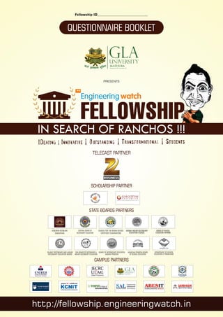 Engineering Watch Fellowship Questionnaire Booklet | PDF