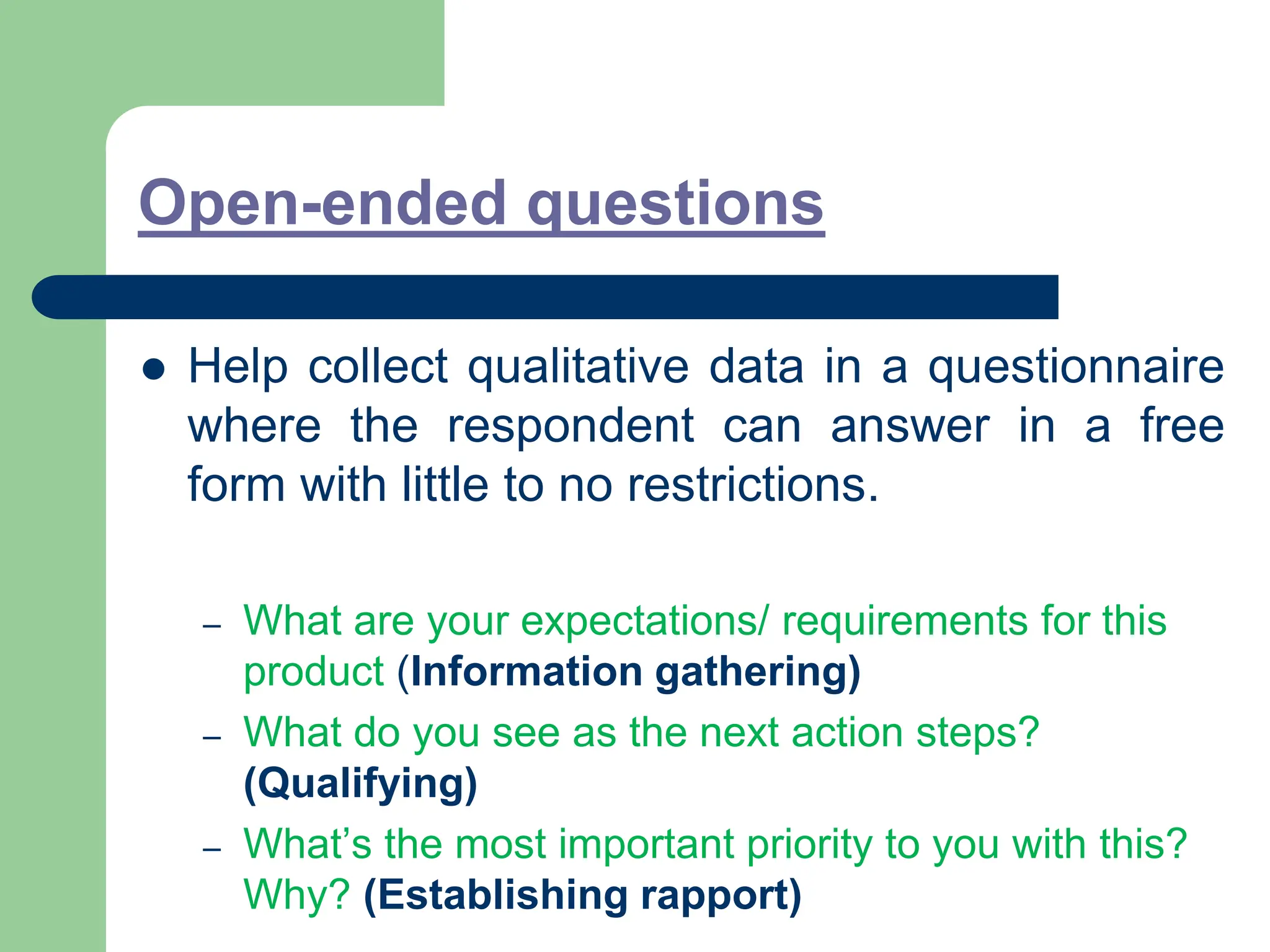 developing a questionnaire brm 1nfz what is a questionnaire | PPT