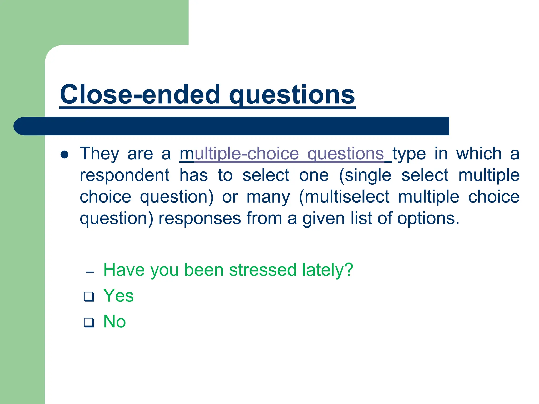 developing a questionnaire brm 1nfz what is a questionnaire | PPT