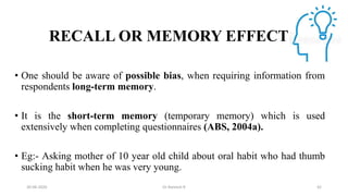 Questionnaire Study | PPTX