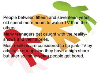 Questionnaire For A Survey Of Tv G8 4 B | PPT