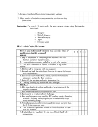 Coping Skills Scale of College Student | DOC