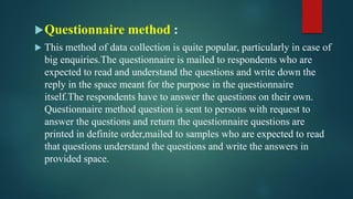 Questionnaire of-sociology | PPT