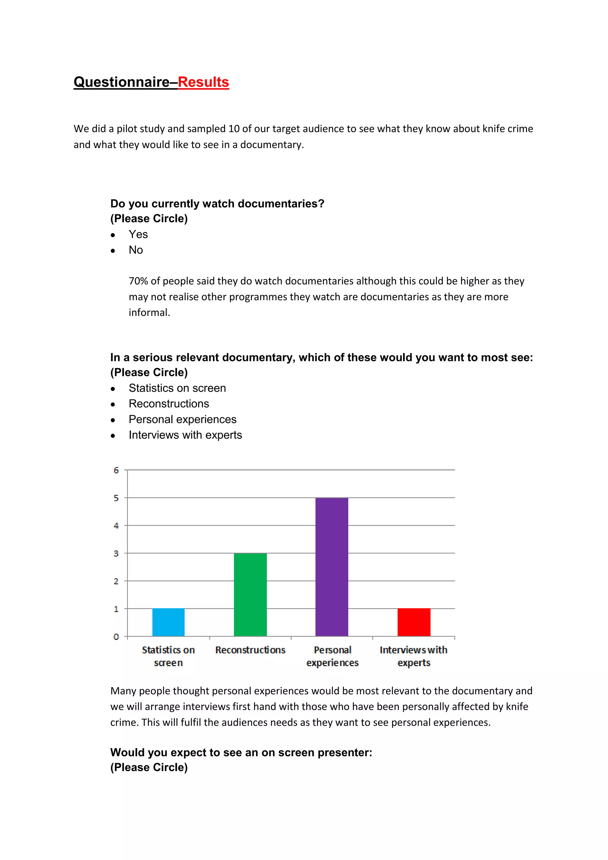 Questionnaire research | DOCX