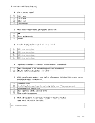 Questionnaire v2 | PDF