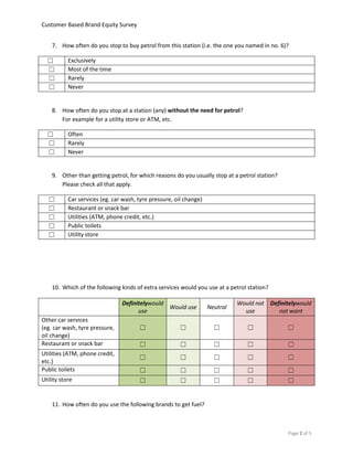 Questionnaire v2 | PDF